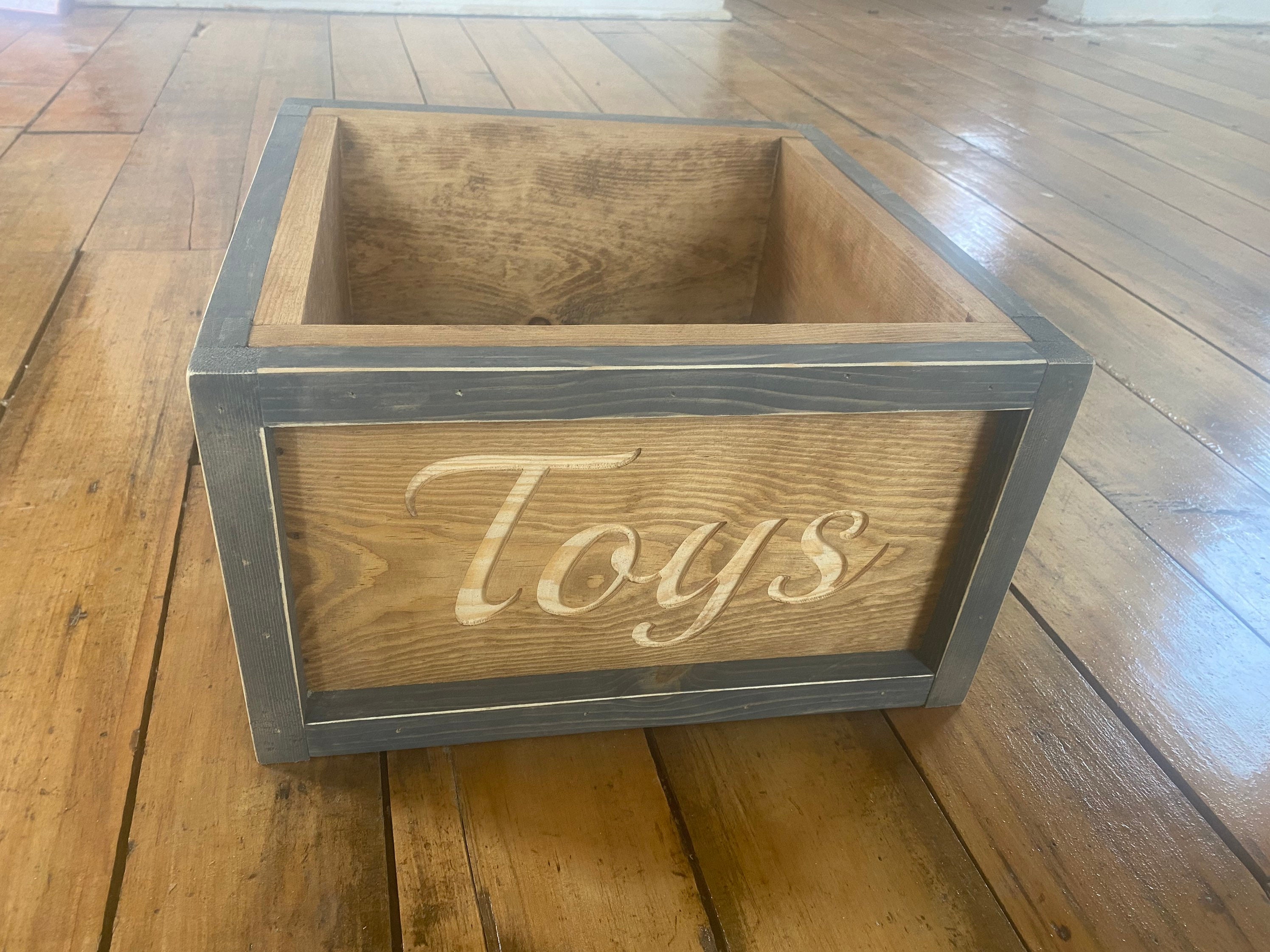 Dog Toy Box Personalized Dog Toy Storage Dog Toy Bin Dogs - Etsy