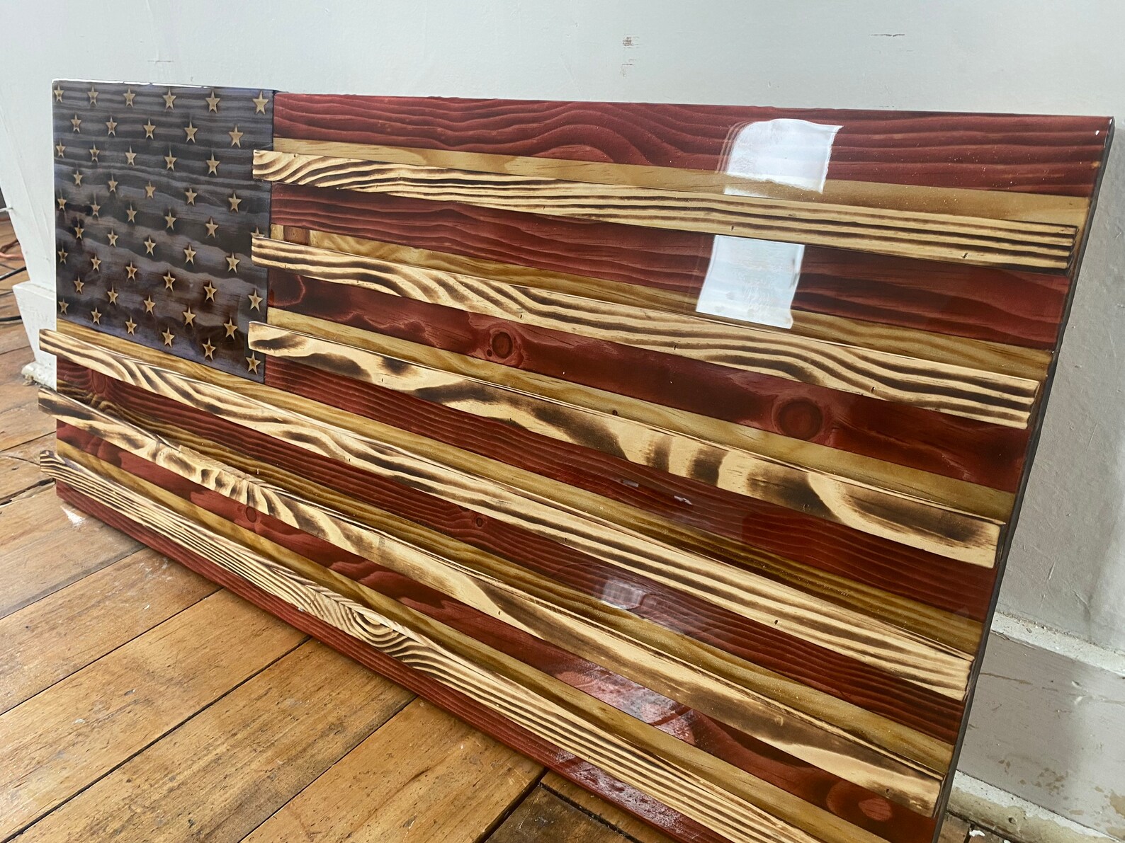 Coin Holder American Flag Challenge Coin Display Wood - Etsy