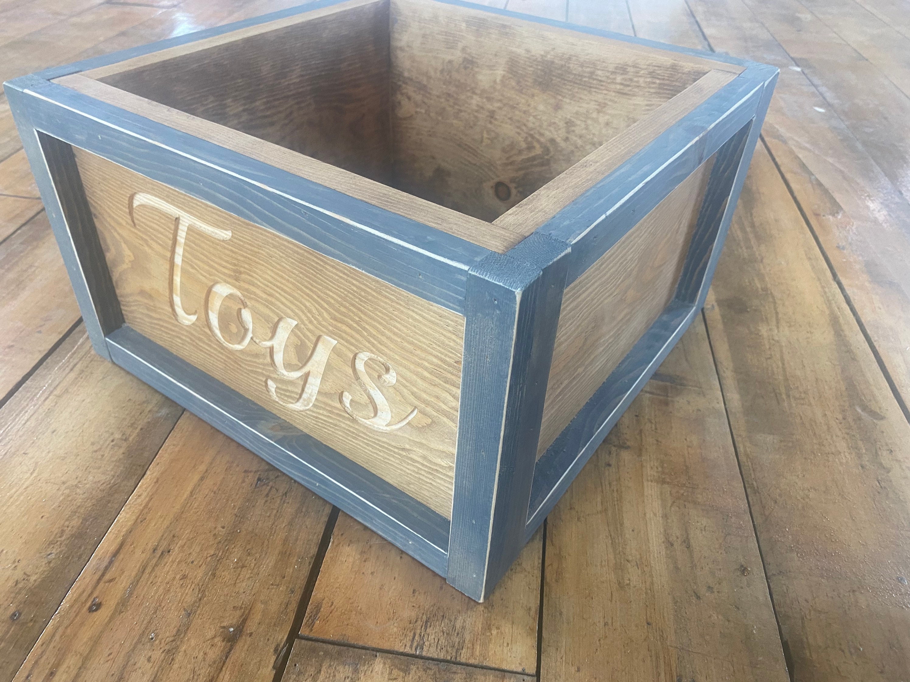 Dog Toy Box Personalized Dog Toy Storage Dog Toy Bin Dogs - Etsy