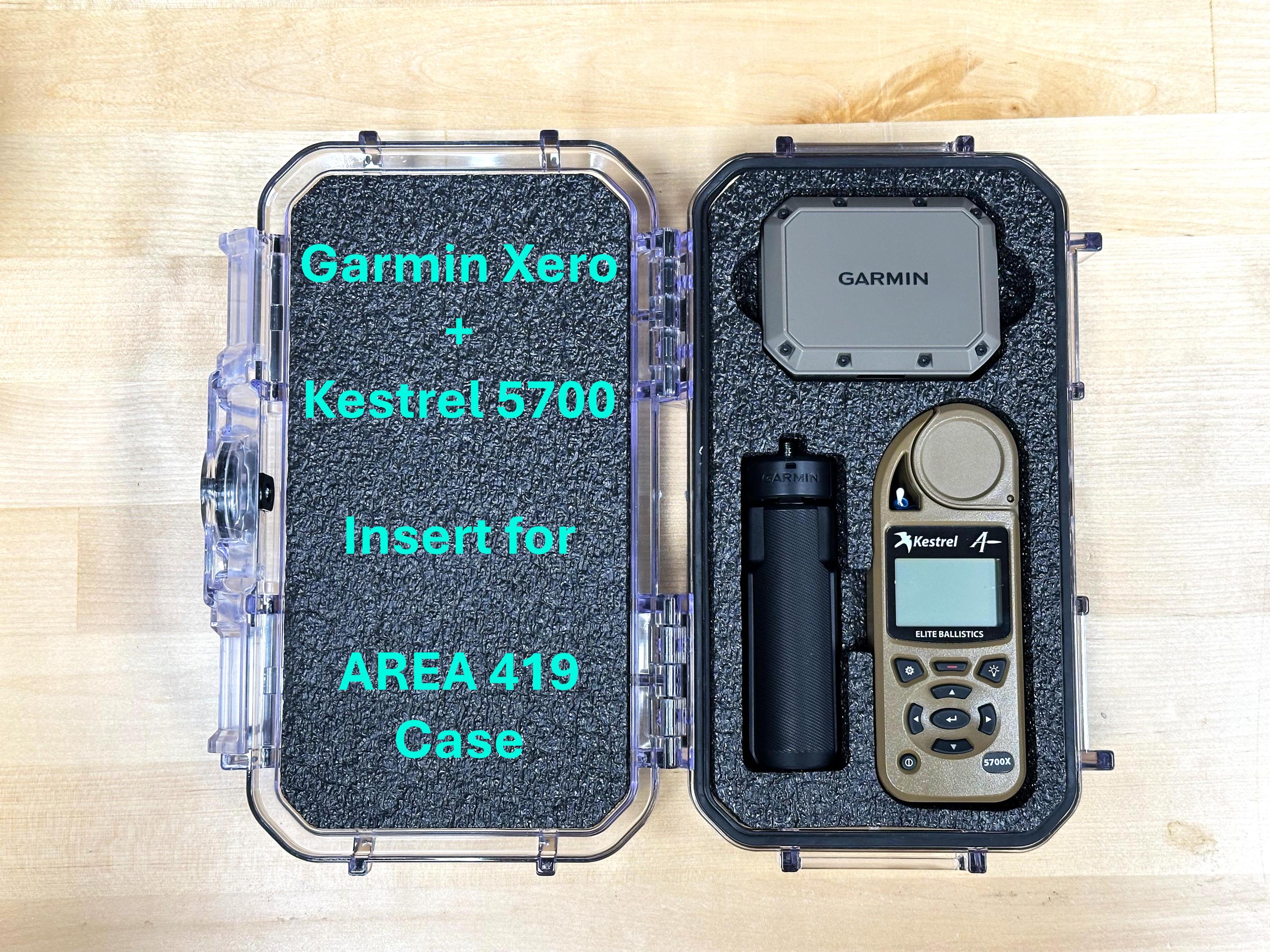 Area 419 - Garmin Xero C1 Pro & Kestrel 5700 - Case Insert - Etsy