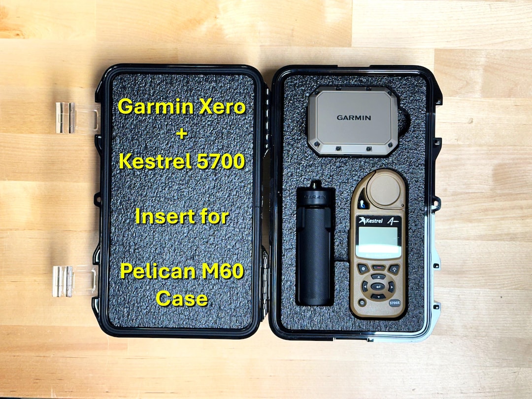 Pelican M60 - Garmin Xero C1/C2 & Kestrel 5700 - Case Insert - Etsy