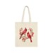 Red Cardinals Cotton Canvas Tote Bag, Bird Lover Gift, Cardinal Bird ...