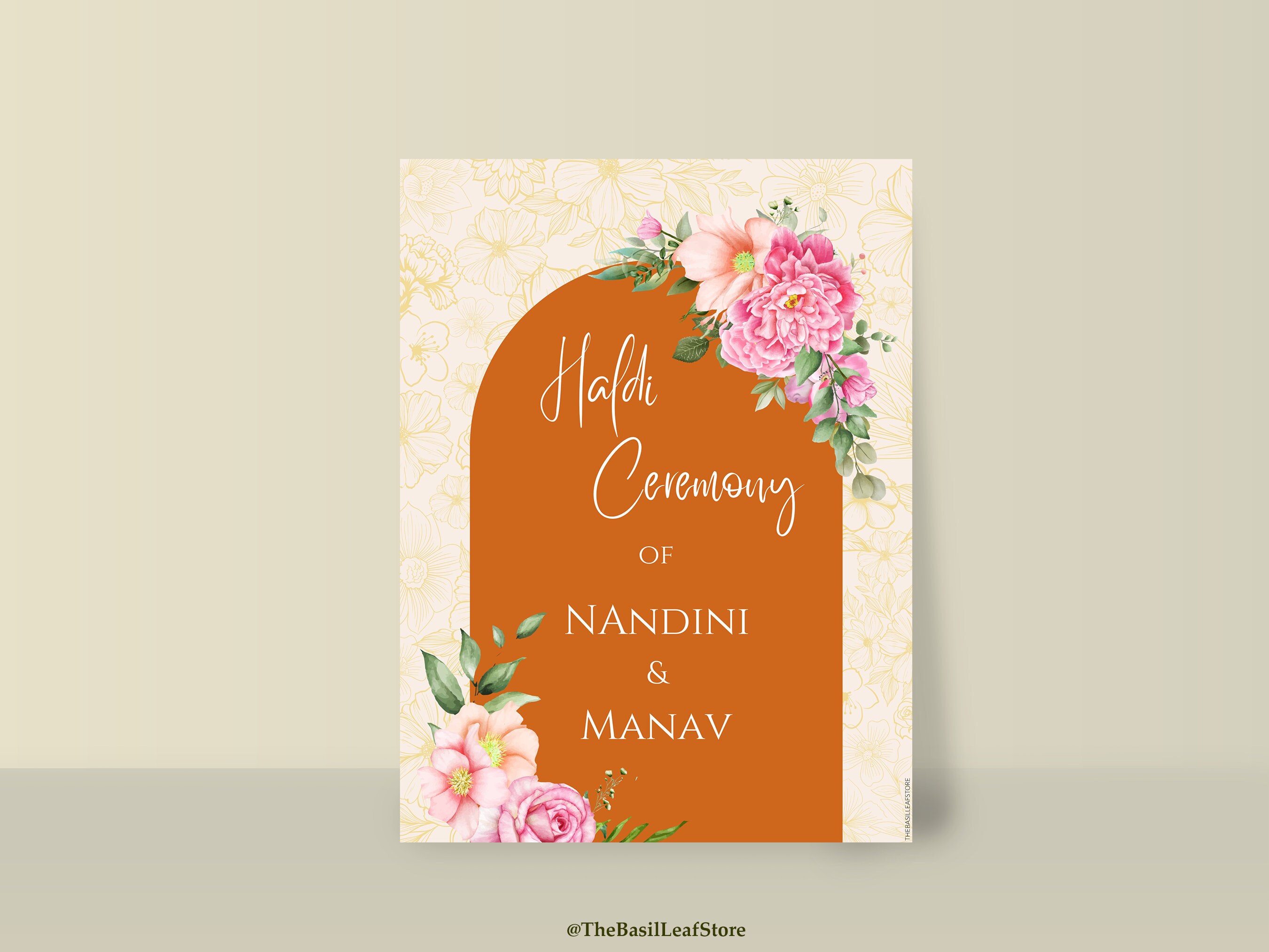 Haldi Welcome Signs for Indian Wedding as Haldi Decor Haldi Welcome ...