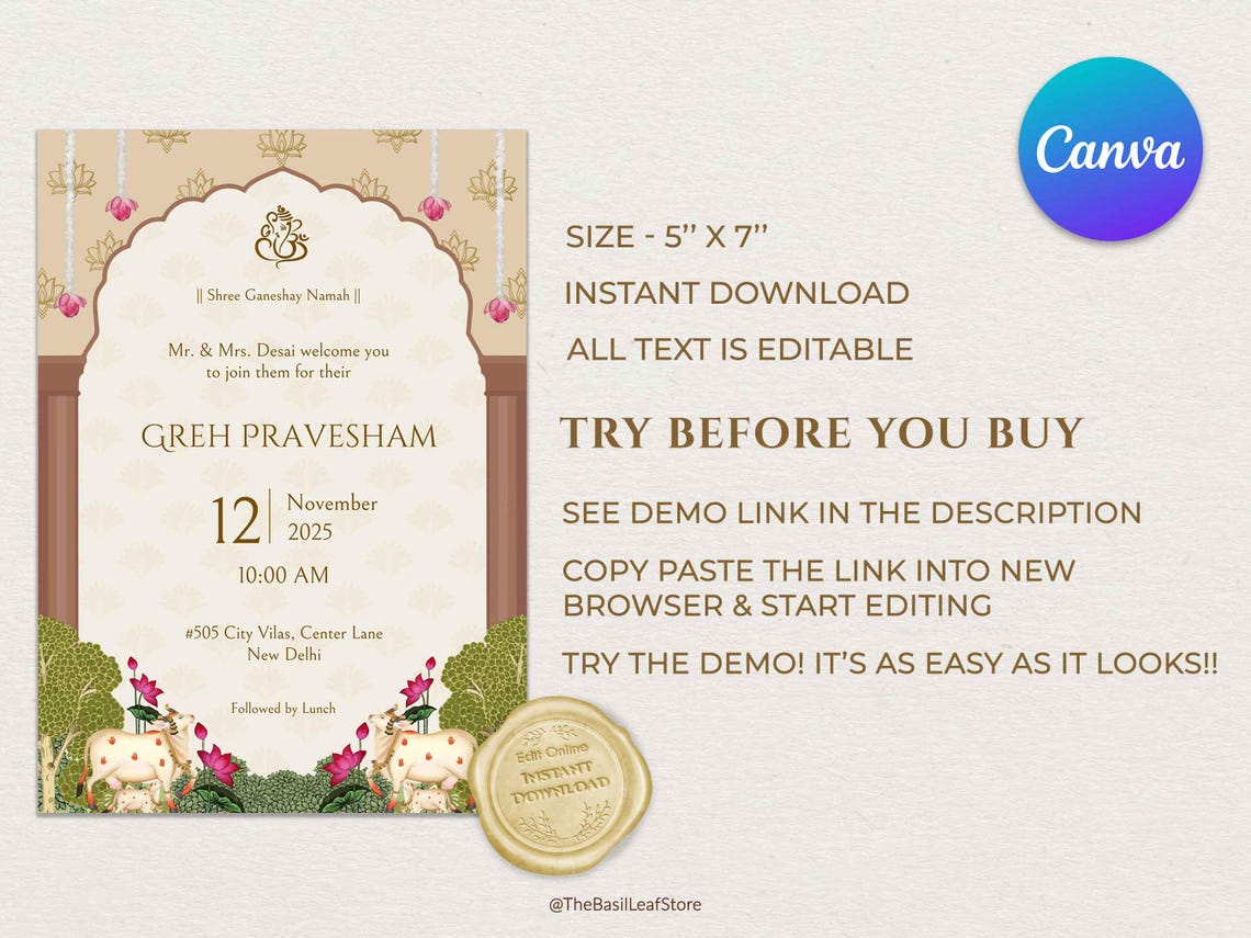 Grah Pravesh Invitation Card as Griha Pravesh Invitation Template ...
