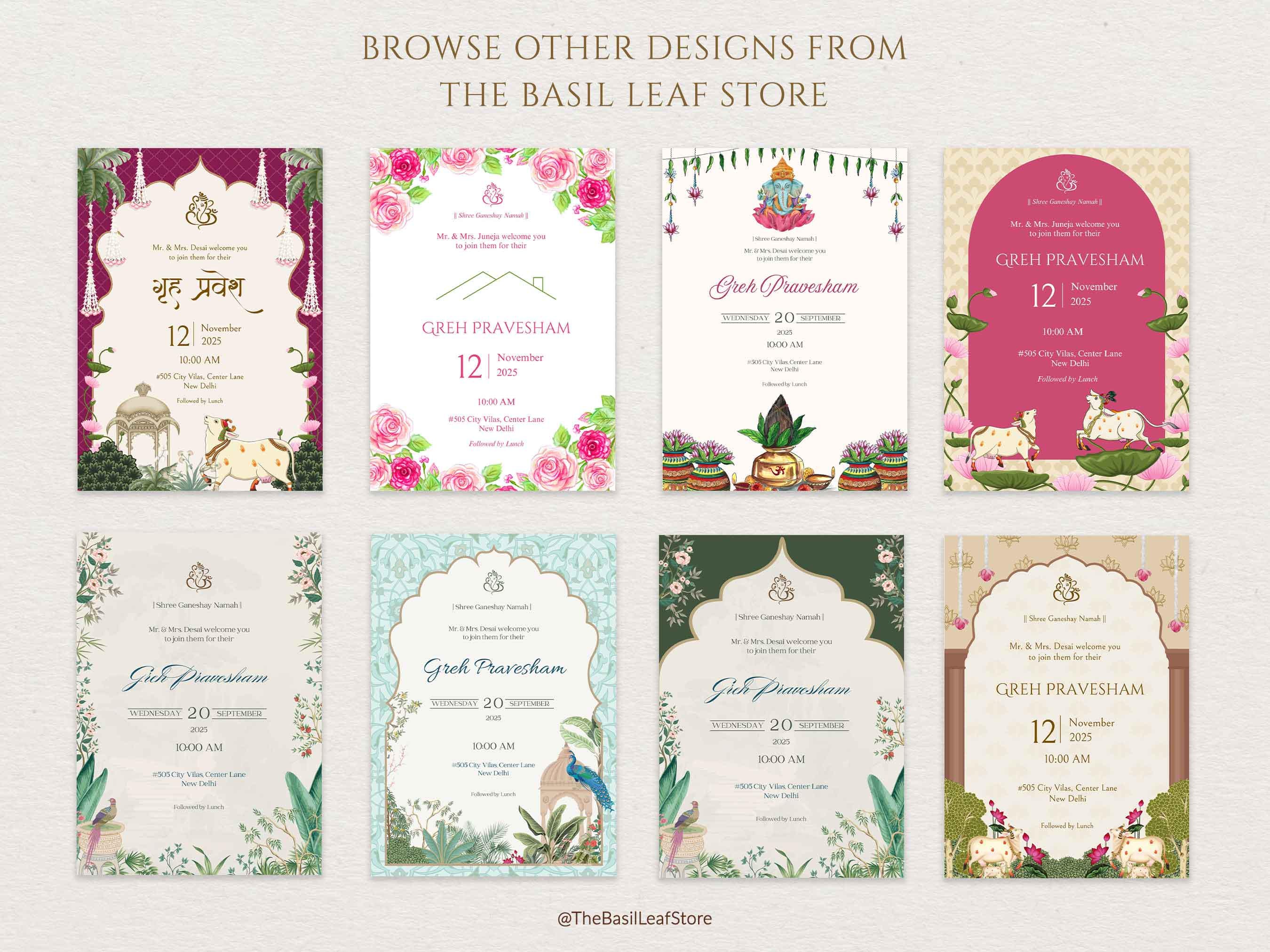 Grah Pravesh Invitation Card as Griha Pravesh Invitation Template ...