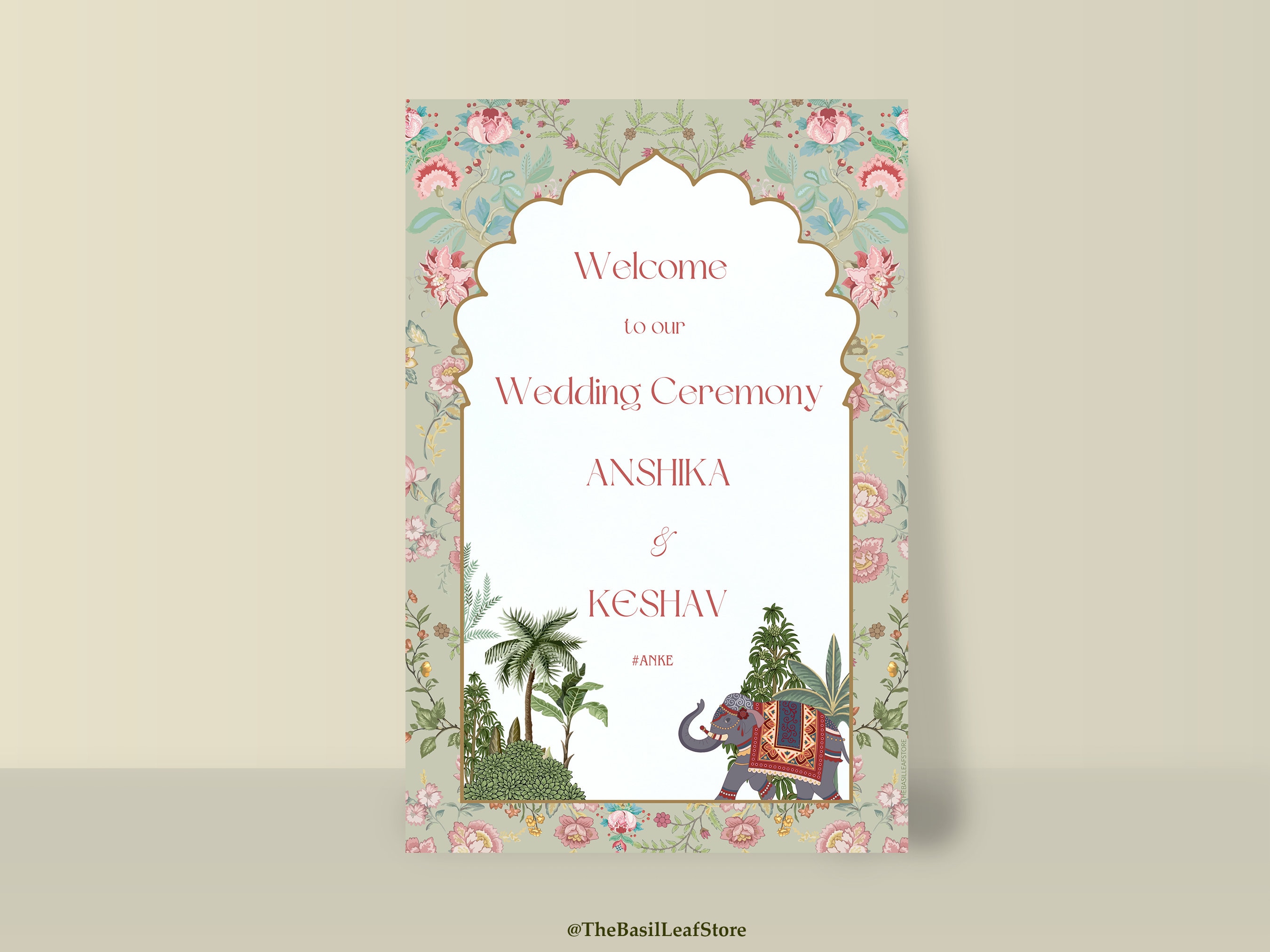 Wedding Welcome Sign Indian Wedding Welcome Board for Traditional ...
