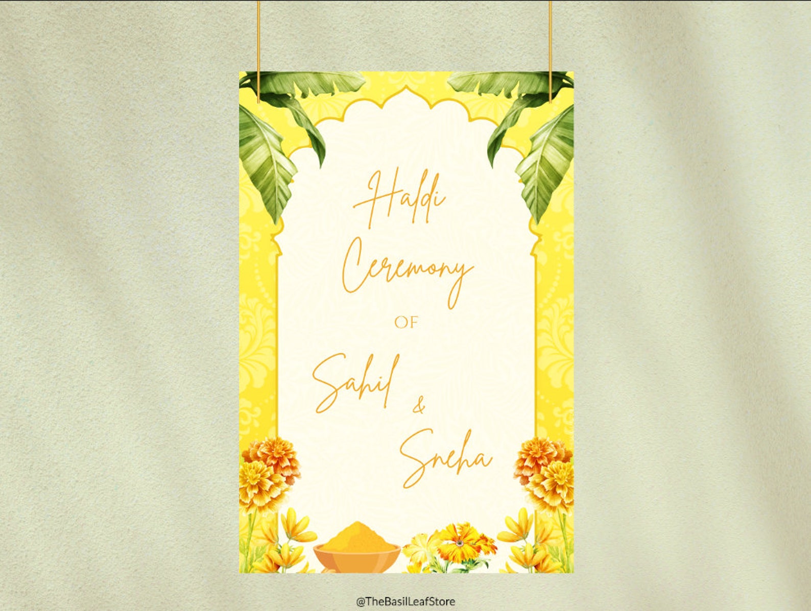 Haldi Welcome Signs for Indian Wedding as Haldi Decor Haldi Welcome ...