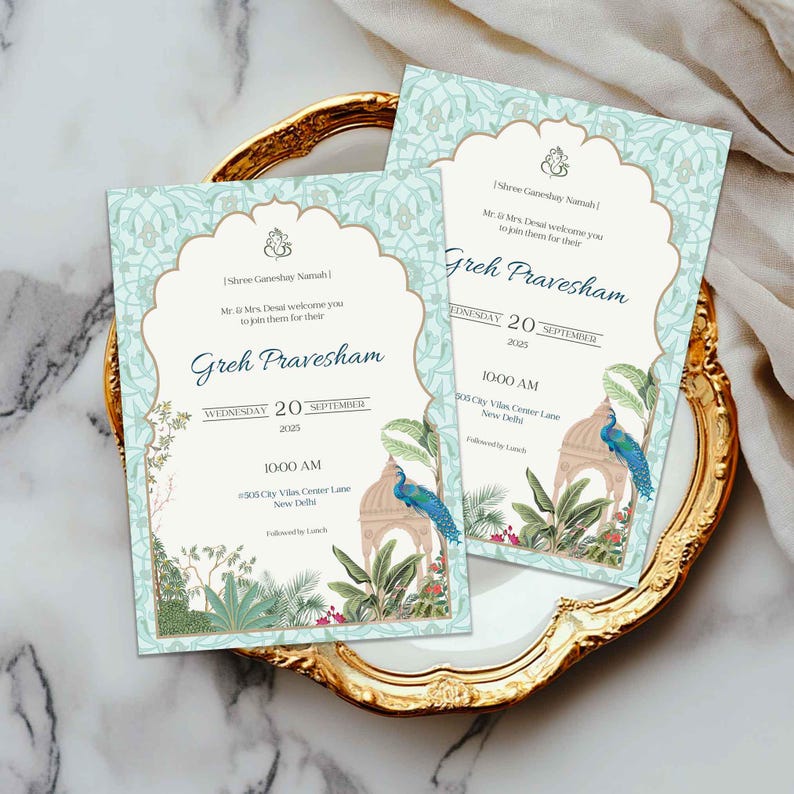 Grah Pravesh Invitation Card as Griha Pravesh Invitation Template ...
