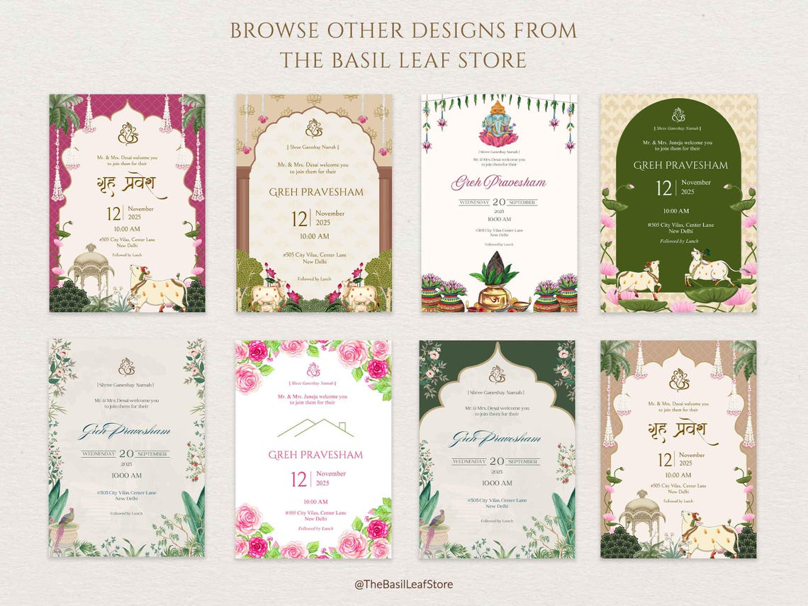 Grah Pravesh Invitation Card as Griha Pravesh Invitation Template ...