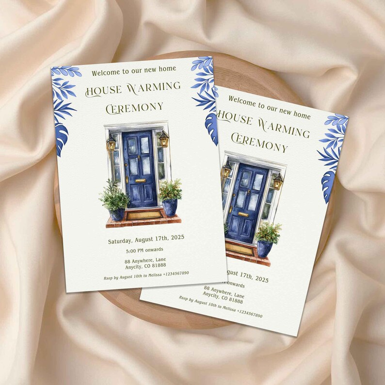 Online Housewarming Invitation Card Design Template, Housewarming Party ...