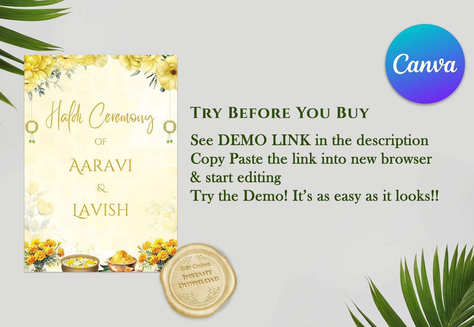 Haldi Welcome Signs for Indian Wedding as Haldi Decor Haldi Welcome ...