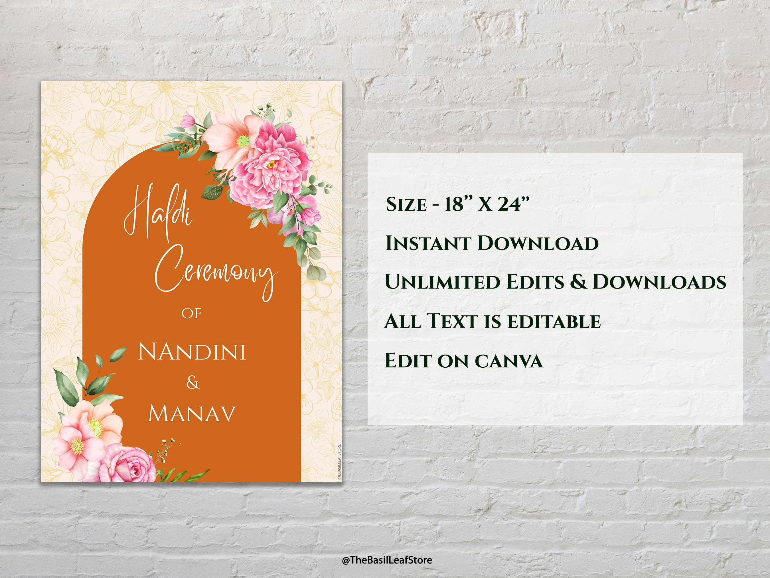 Haldi Welcome Signs for Indian Wedding as Haldi Decor Haldi Welcome ...