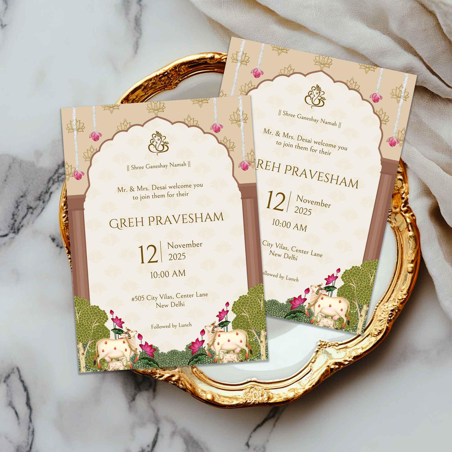 Grah Pravesh Invitation Card as Griha Pravesh Invitation Template ...