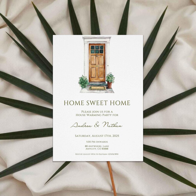 Online Housewarming Invitation Card Design Template, Housewarming Party ...
