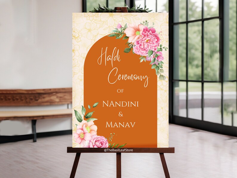 Haldi Welcome Signs for Indian Wedding as Haldi Decor Haldi Welcome ...