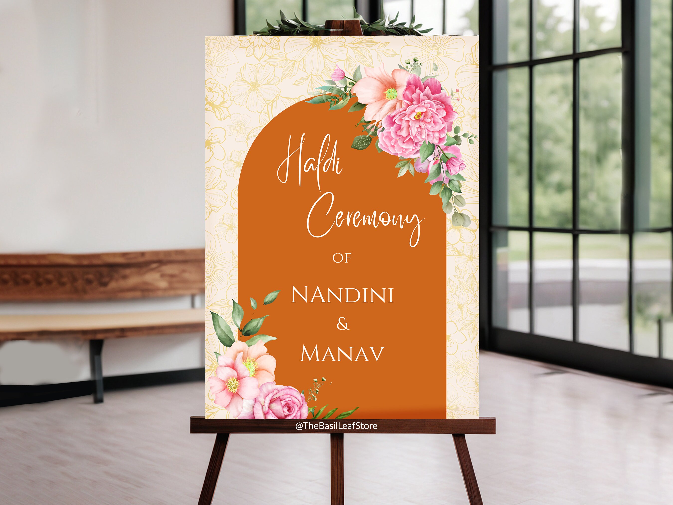 Haldi Welcome Signs for Indian Wedding as Haldi Decor Haldi Welcome ...