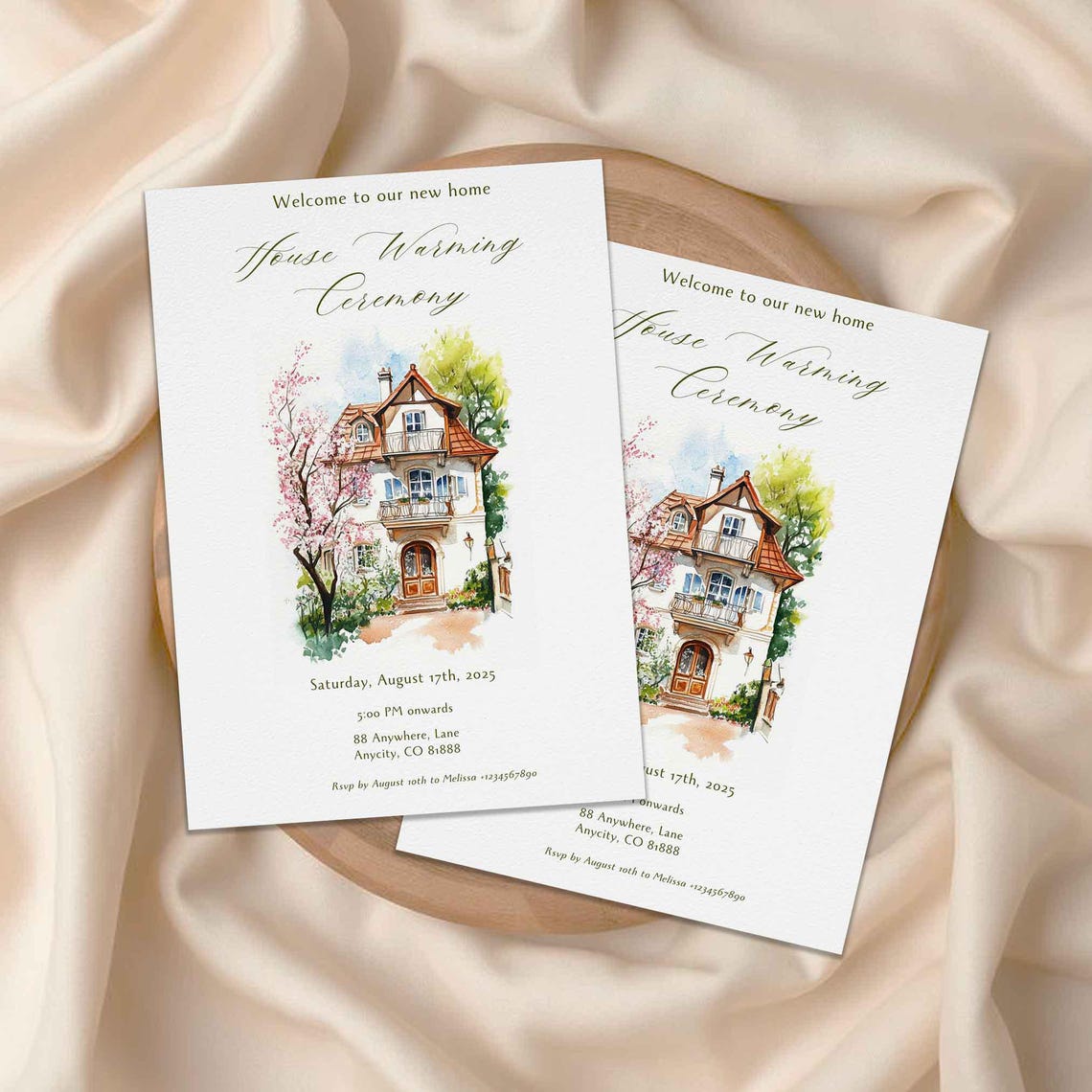Online Housewarming Invitation Card Design Template, Housewarming Party ...