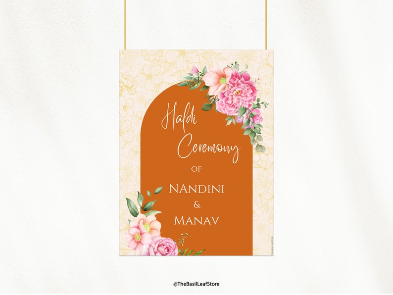 Haldi Welcome Signs for Indian Wedding as Haldi Decor Haldi Welcome ...