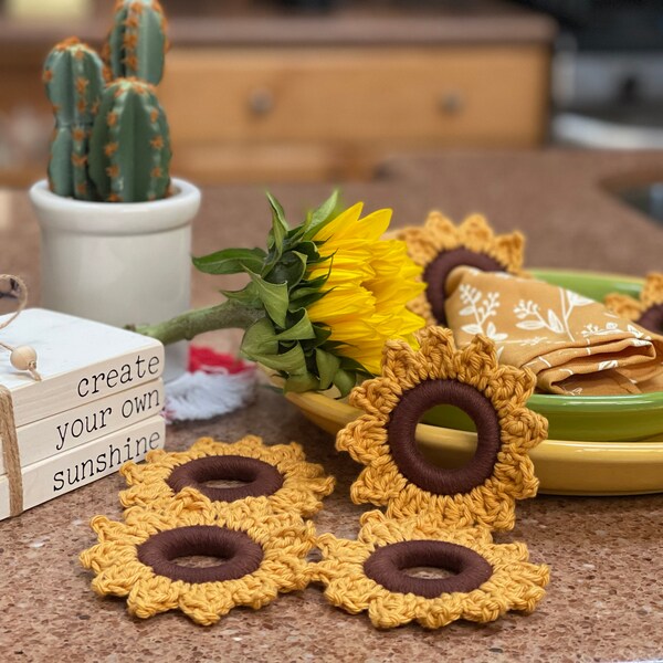 Crochet Napkin Rings - Etsy