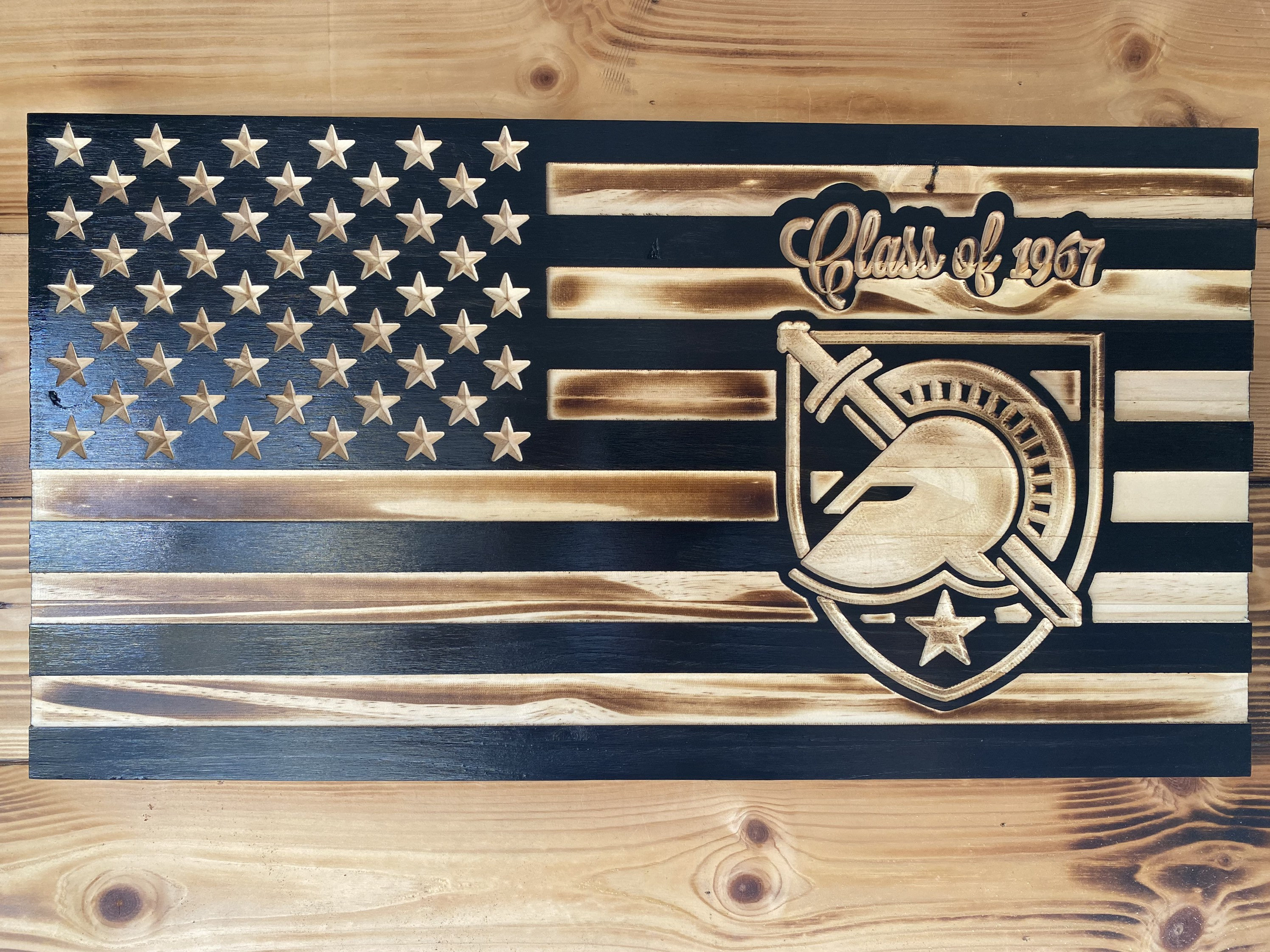 Rustic West Point Military Wooden Flag - Etsy