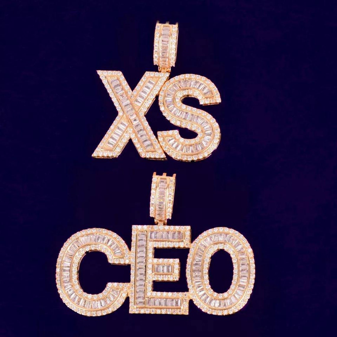 Custom Name Pendant Necklace Hip Hop Custom Pendant Jewelry - Etsy