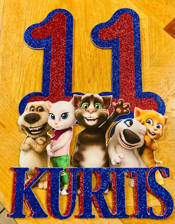 Talking. Tom and Friends Personalized Cake Topper - Etsy