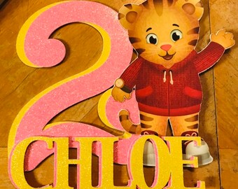 Daniel Tiger Birthday Cake Topper | Etsy
