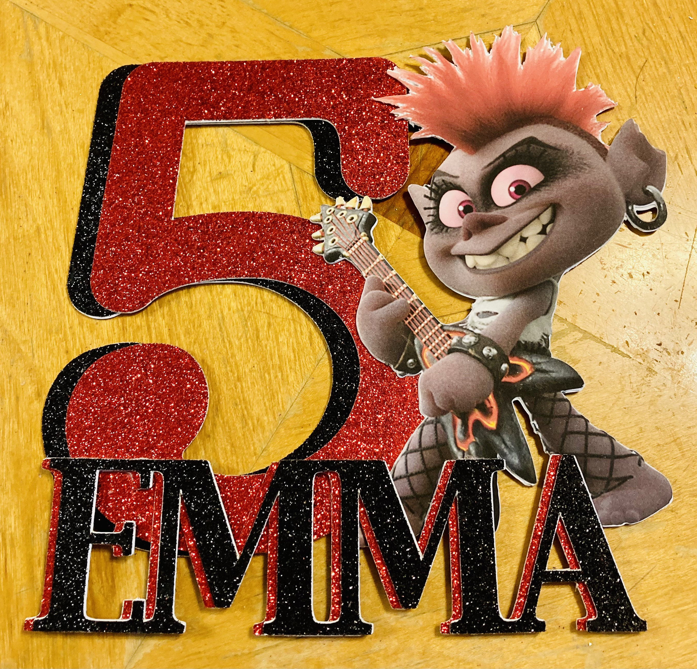 Trolls Queen Barb Personalized Cake Topper - Etsy