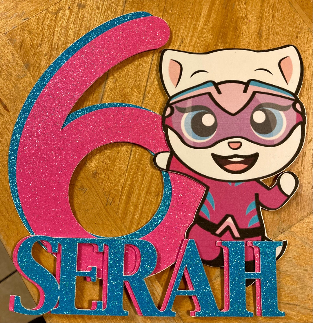 Talking Tom/angela Superhero - Etsy