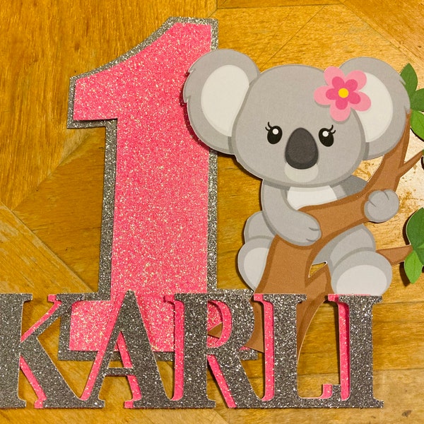 Koala Cake Topper - Etsy UK