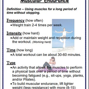 F.I.T.T. Principle Posters, Using the Health-related Fitness Components ...