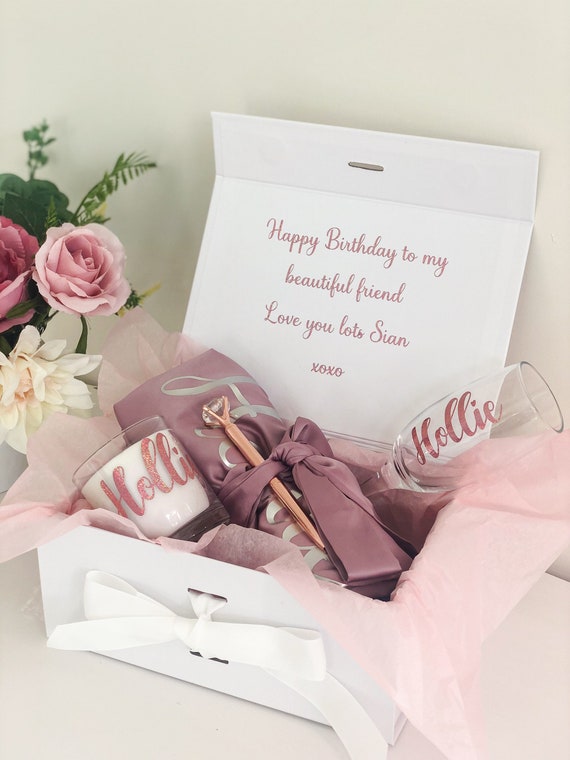 Personalised filled Gift Box gift box Bestfriend gift pre | Etsy