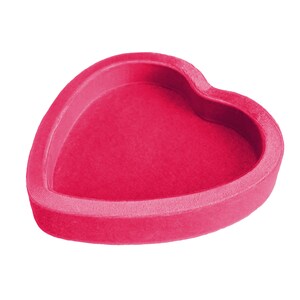 Hot Pink Heart Velvet Display - Etsy