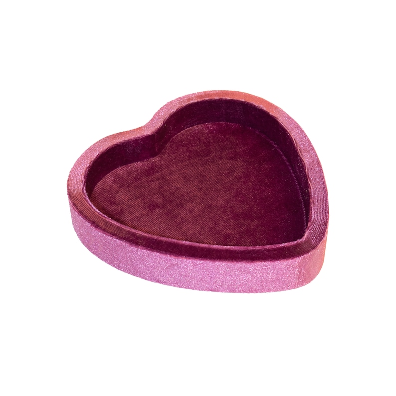 Pink Heart Velvet Display - Etsy