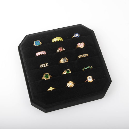Ring Display Trays Rings Display Trays Velvet Jewelry - Etsy
