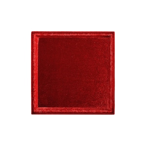 Red Square Velvet Display - Etsy