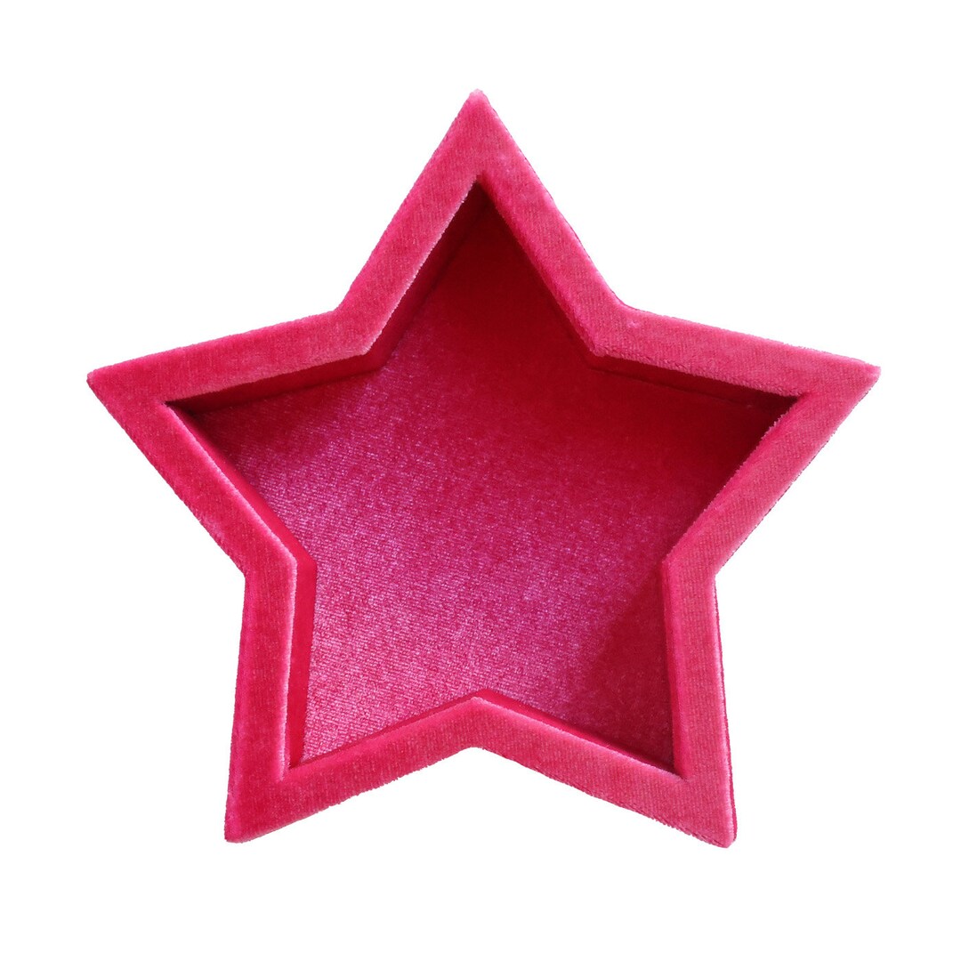 Hot Pink Star Velvet Display - Etsy
