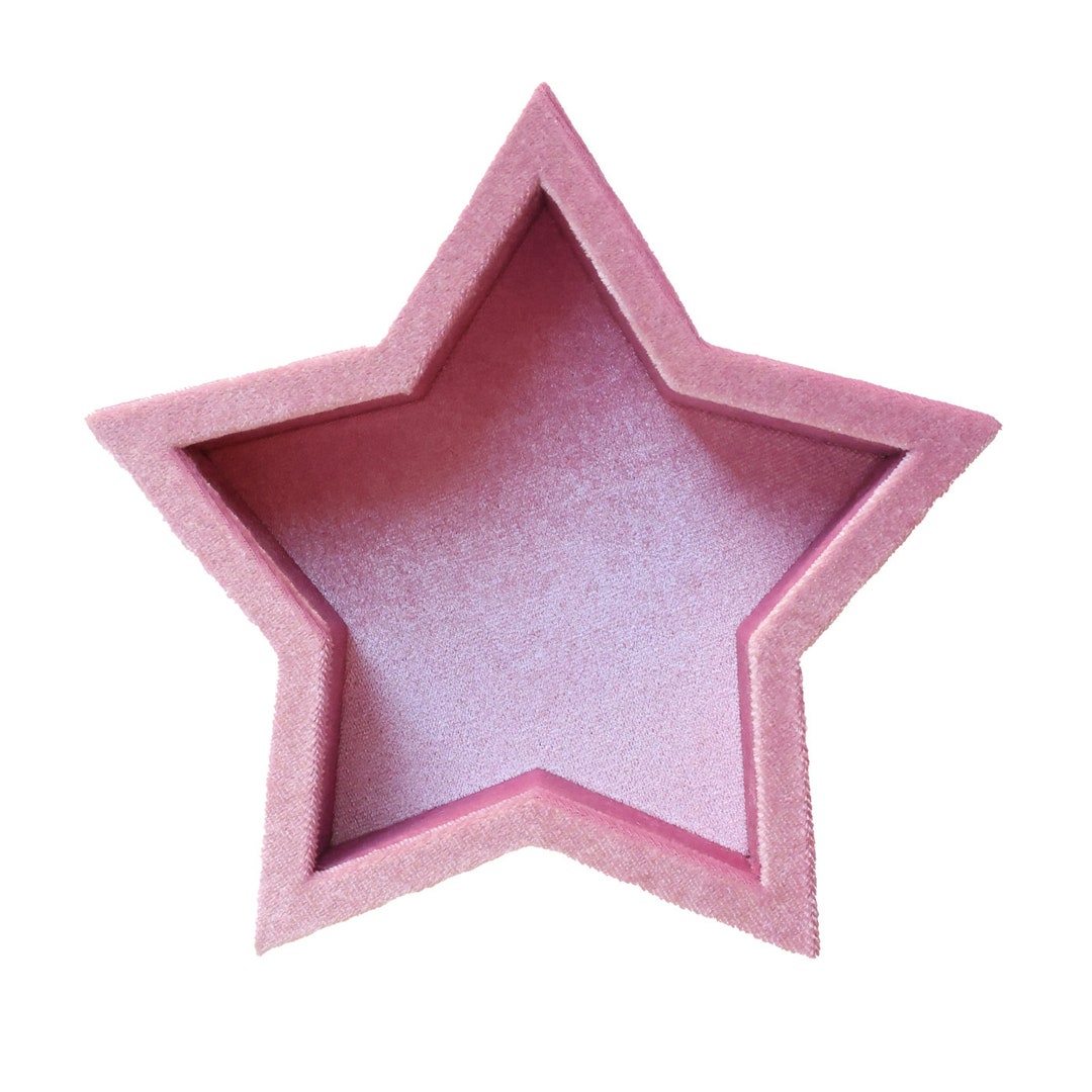 Light Pink Star Velvet Display - Etsy