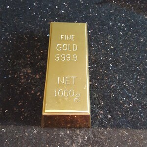 Lot of 4 Pieces Unique Fake Fine 999 GOLD Bullion Bar Paper Weight 6 ...