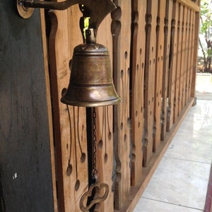 Solid Brass Vintage Fine Door Bell Front Door Bell Door - Etsy
