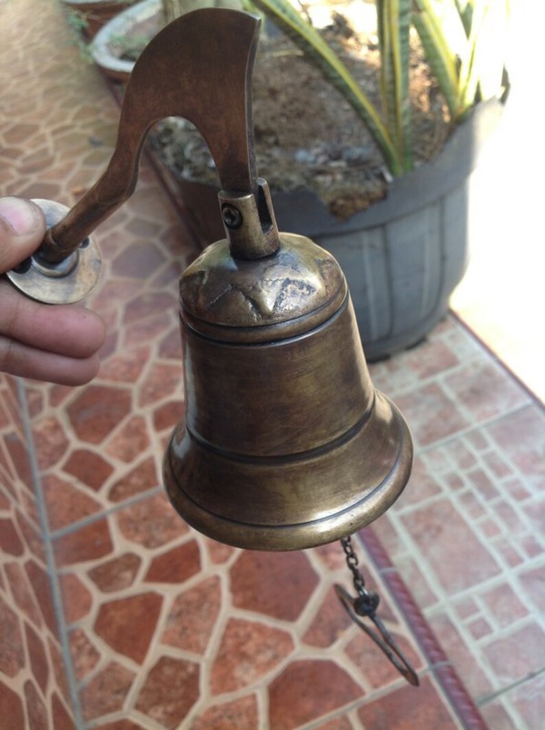 Solid Brass Vintage Fine Door Bell Front Door Bell Door Etsy