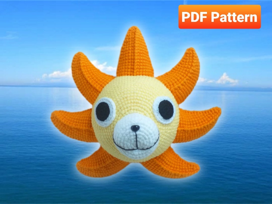 Thousand Sunny Amigurumi PDF Pattern One Piece Crochet Pattern PDF - Etsy