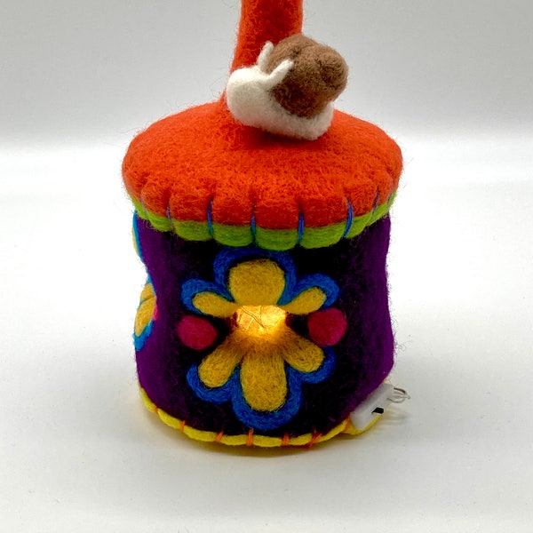 Felted Fairy Lamp - Etsy
