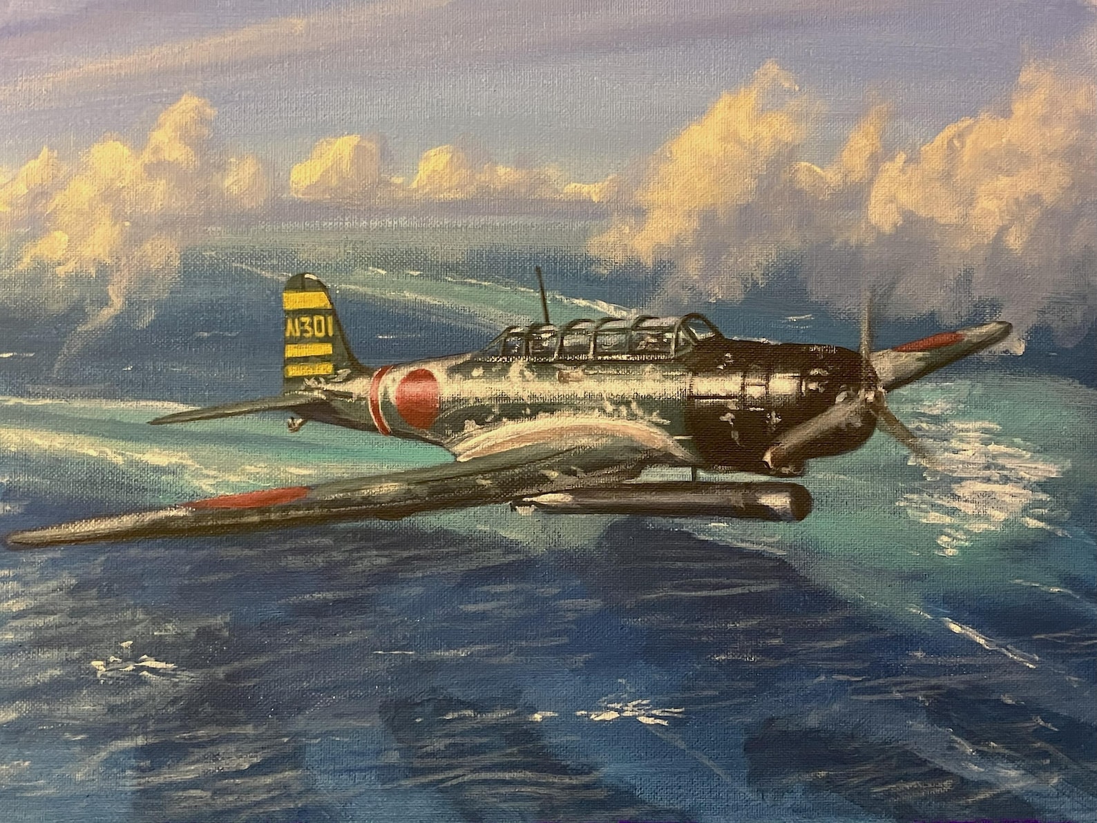 Nakajima B5N2 Kate. WW2 Classic Planes. Pacific. Original Painting ...