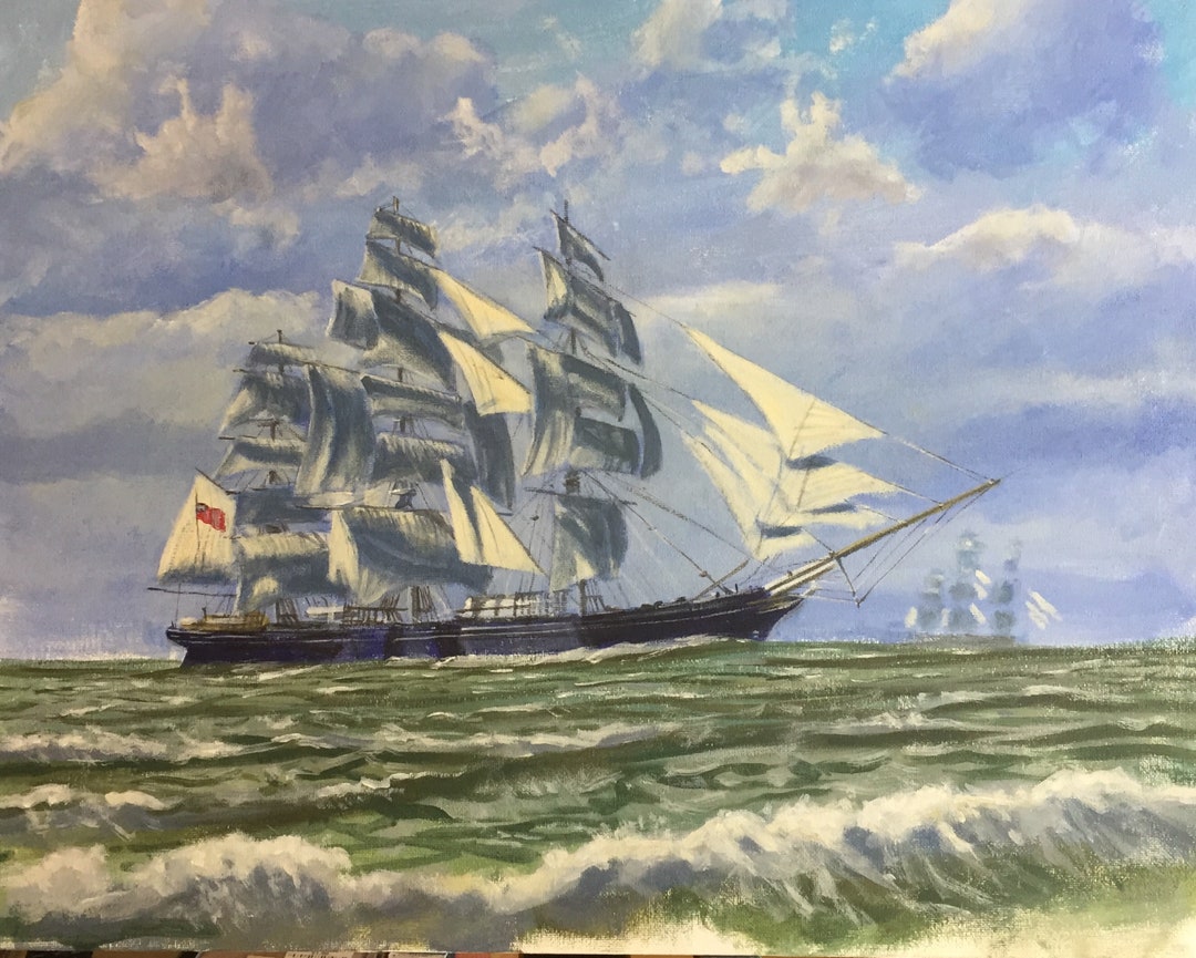 Cutty Sark. Classic Ships. Marine Art. Original Painting. - Etsy