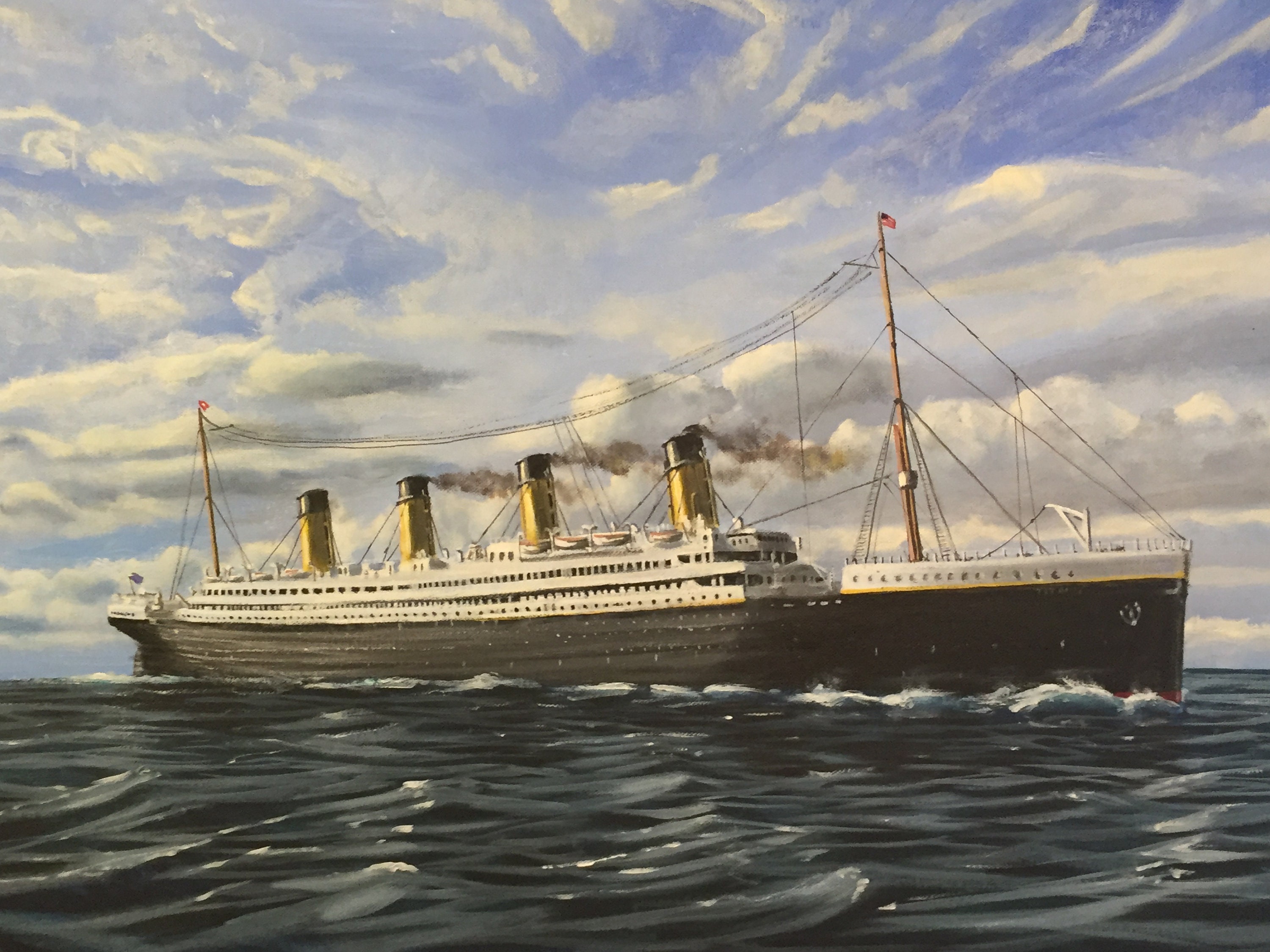 R.M.S. Titanic. the Voyage Begins. Maritime Art. Classic Liners. - Etsy