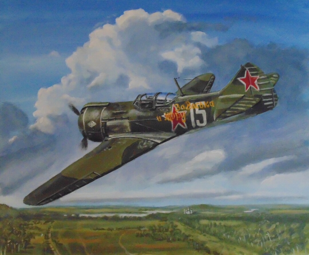 Soviet Sentinel. Lavochkin LA5 Fighter Plane. - Etsy