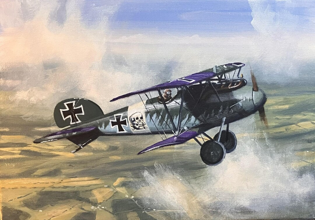 Albatross D V. WW1 Planes. Aviation Art. Original Painting. Classic ...