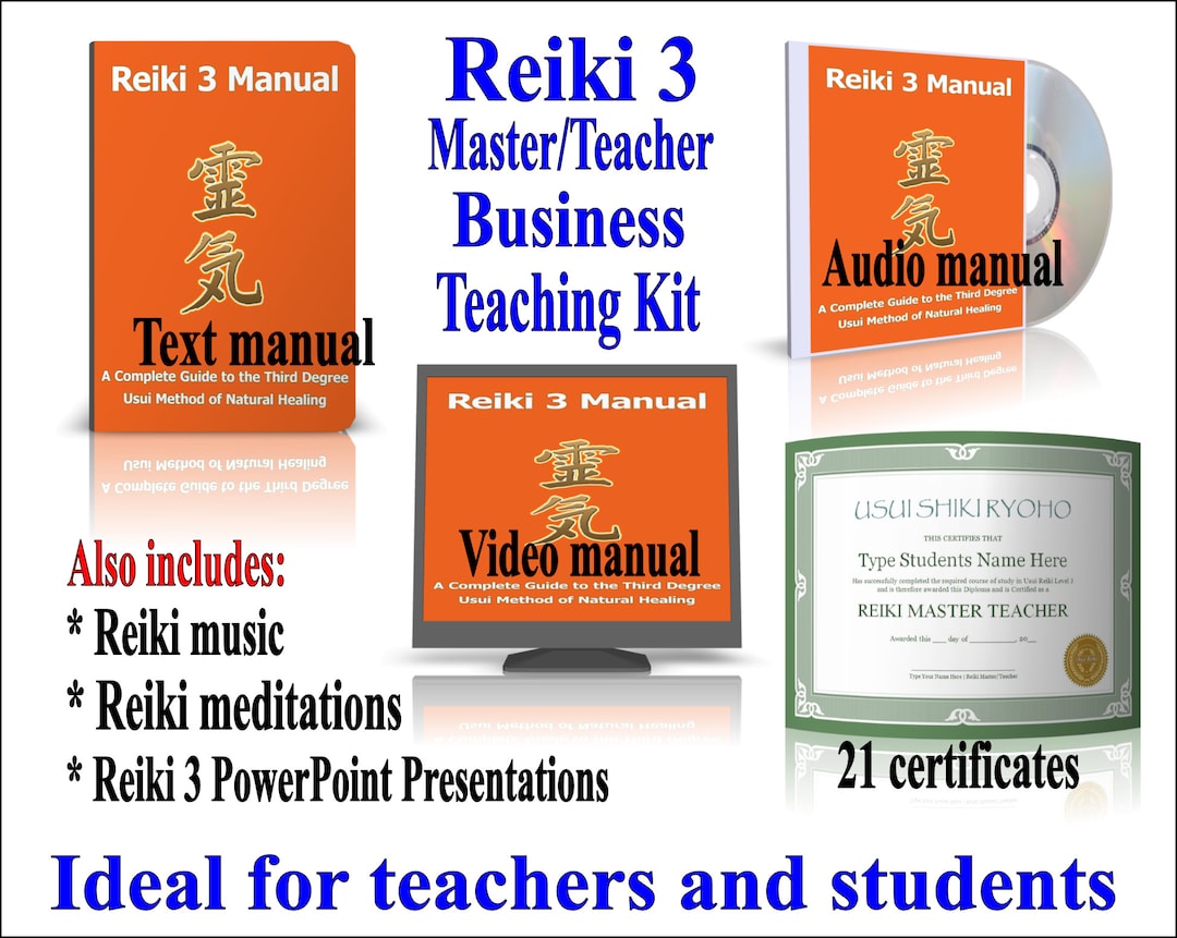 Complete REIKI Level 3 Master/teacher Business Teaching Kit ...