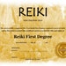 32 X Reiki Certificate Templates - Professionally Designed and Ready to ...